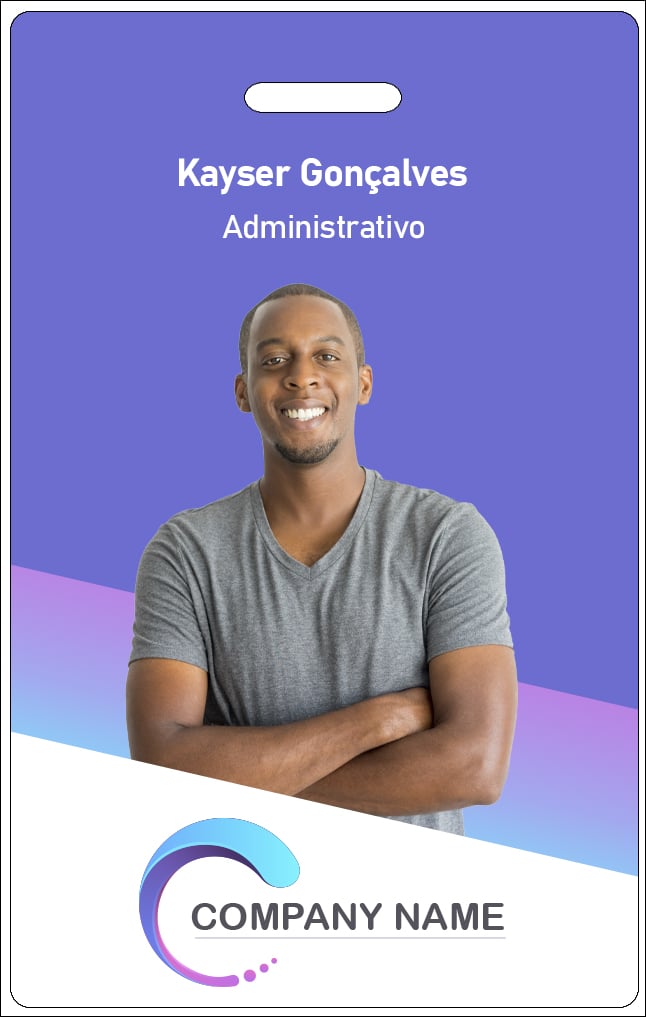 Modelos de Crachá Modernos - Editável para Download (Grátis)